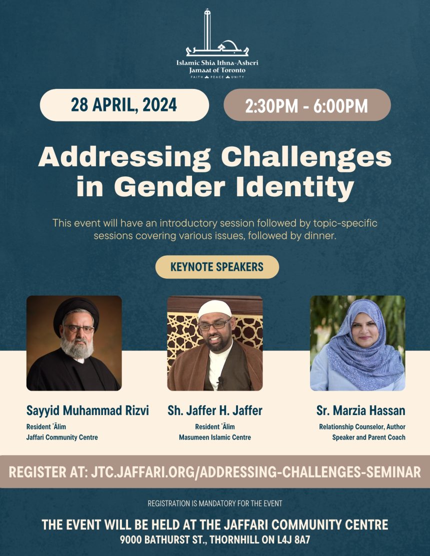 Addressing Challenges in Gender Identity – Jaffari Tabligh Committee