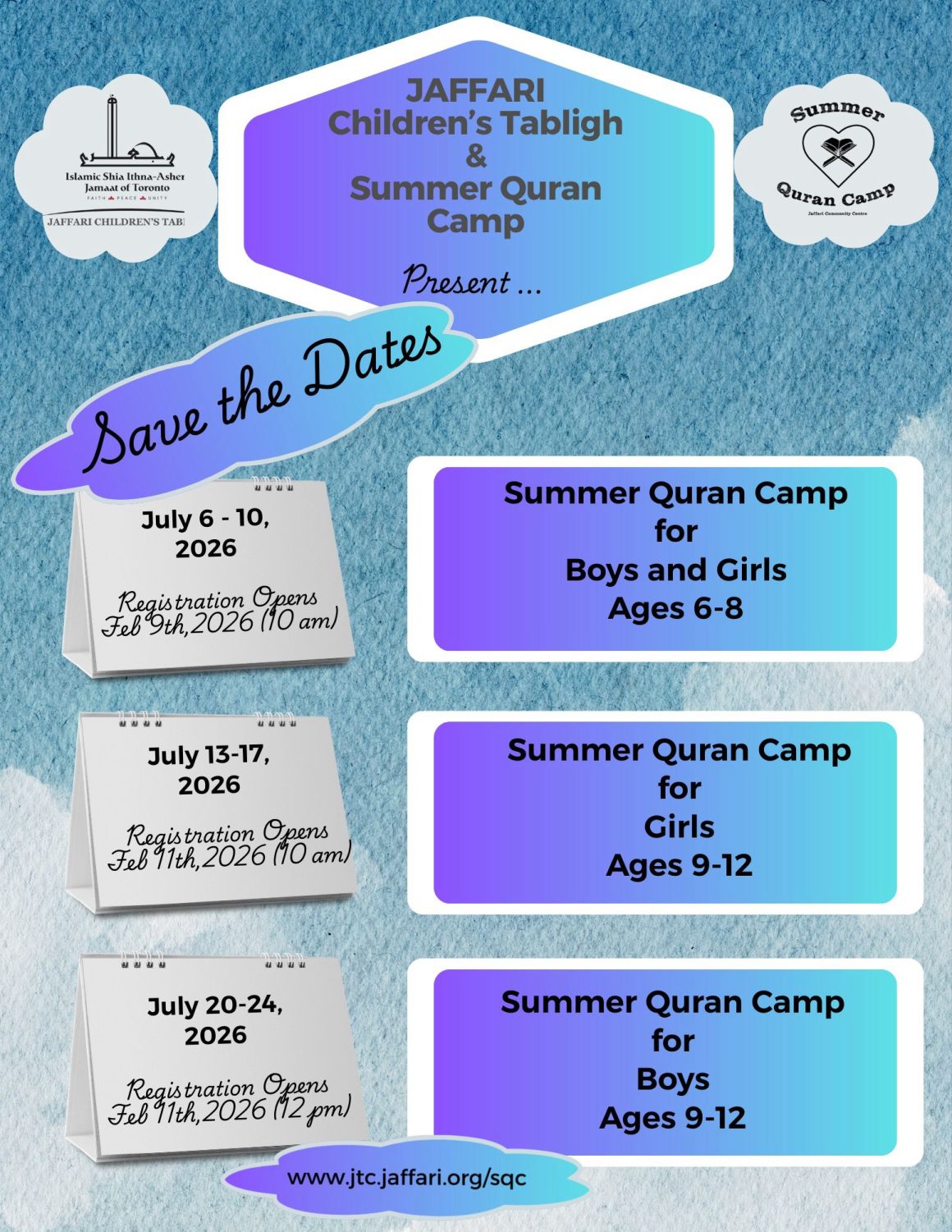 Summer Quran Camp – Jaffari Tabligh Committee